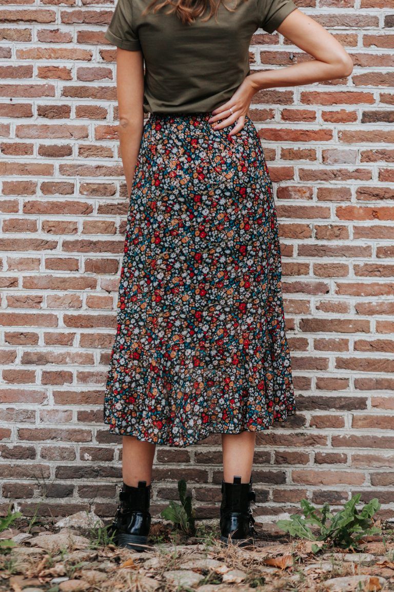 Rok overslag fleur 1125 - Fashionranch